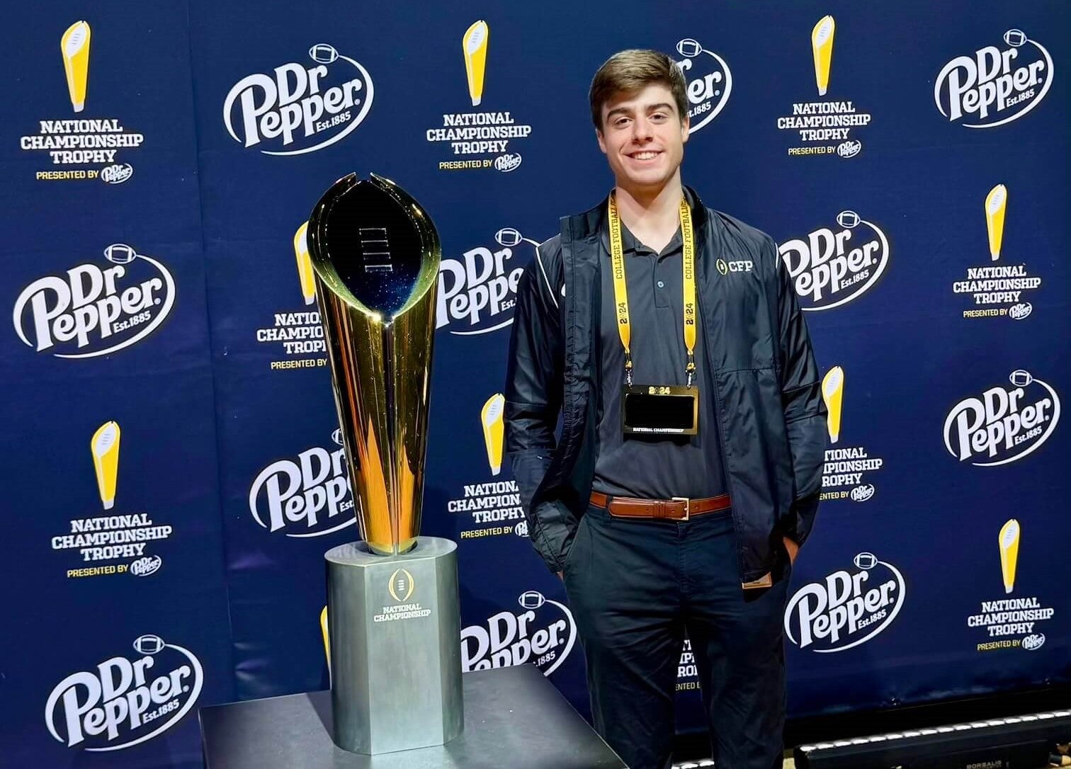 Jack Turner '25 completes his internship with the College Football ...