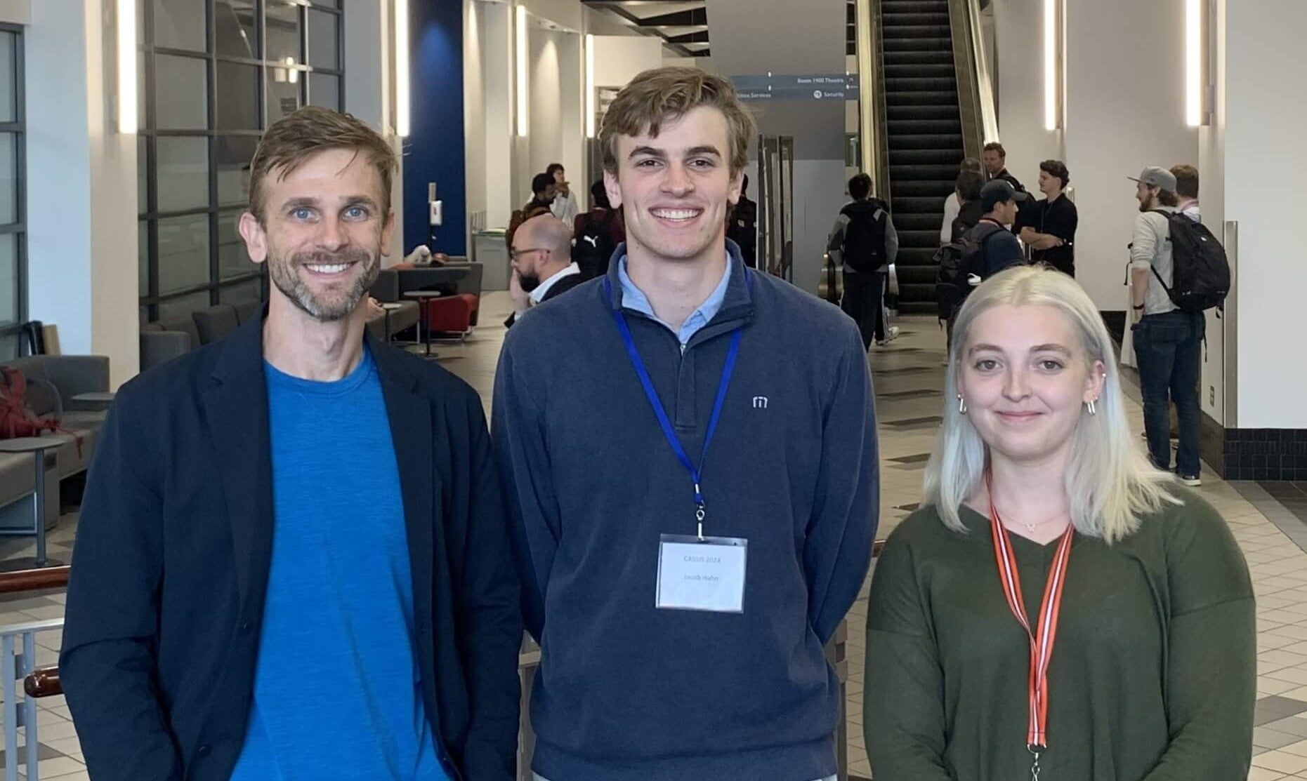 Jacob Hahn '25 & Ellie Sepulveda ‘25 presented at CASSIS | Sport ...