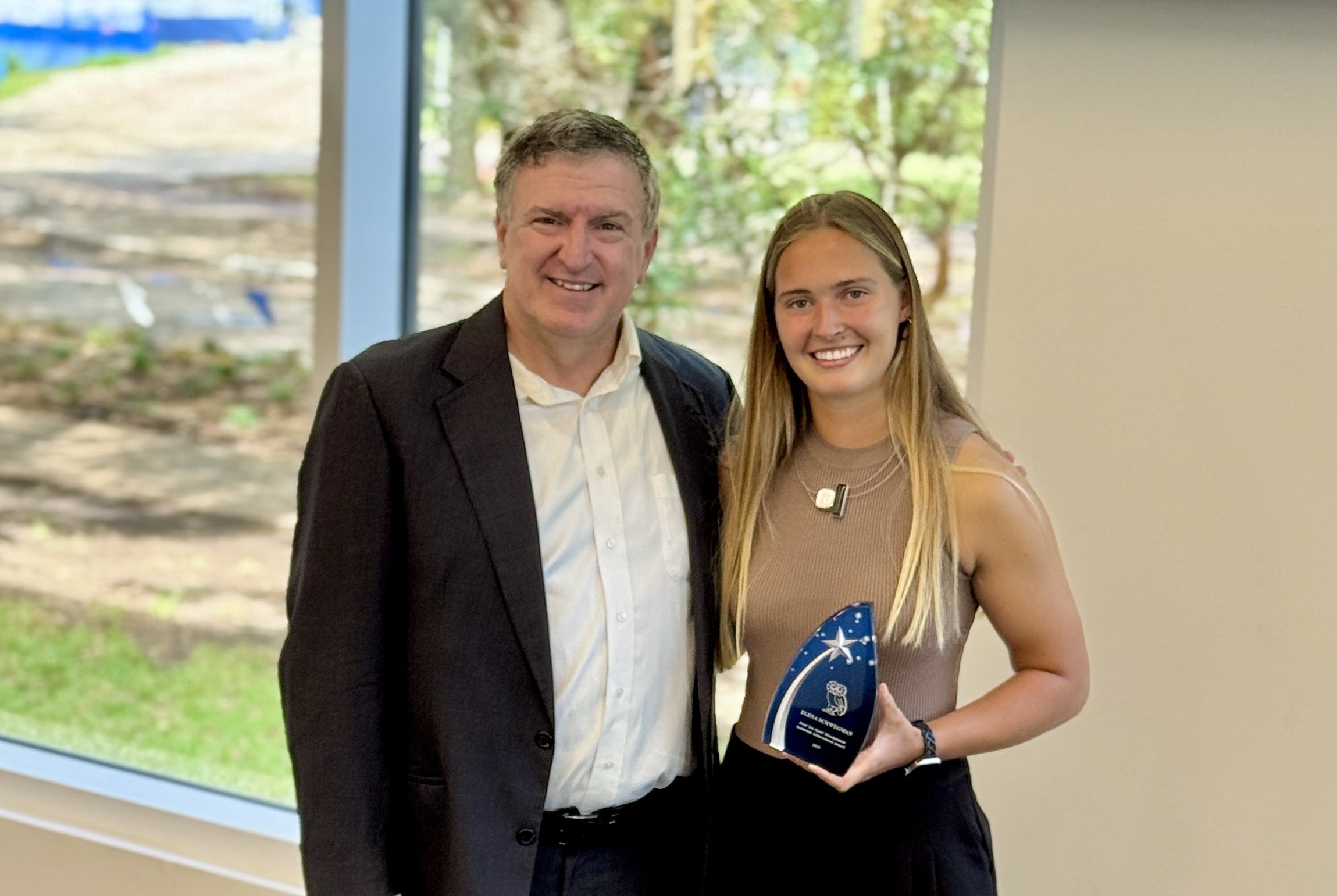 Elena Schwegman '25 wins the Tsu Academic Achievement Award | Sport ...