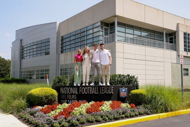 Ryan Freidin '24 completes summer internship at NFL Films | Sport ...