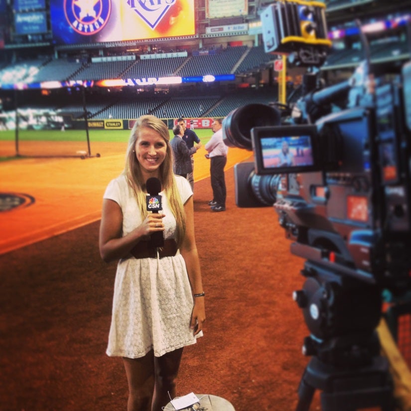 Megan Shafer '15 completes internship at Comcast Sports Houston | Sport ...